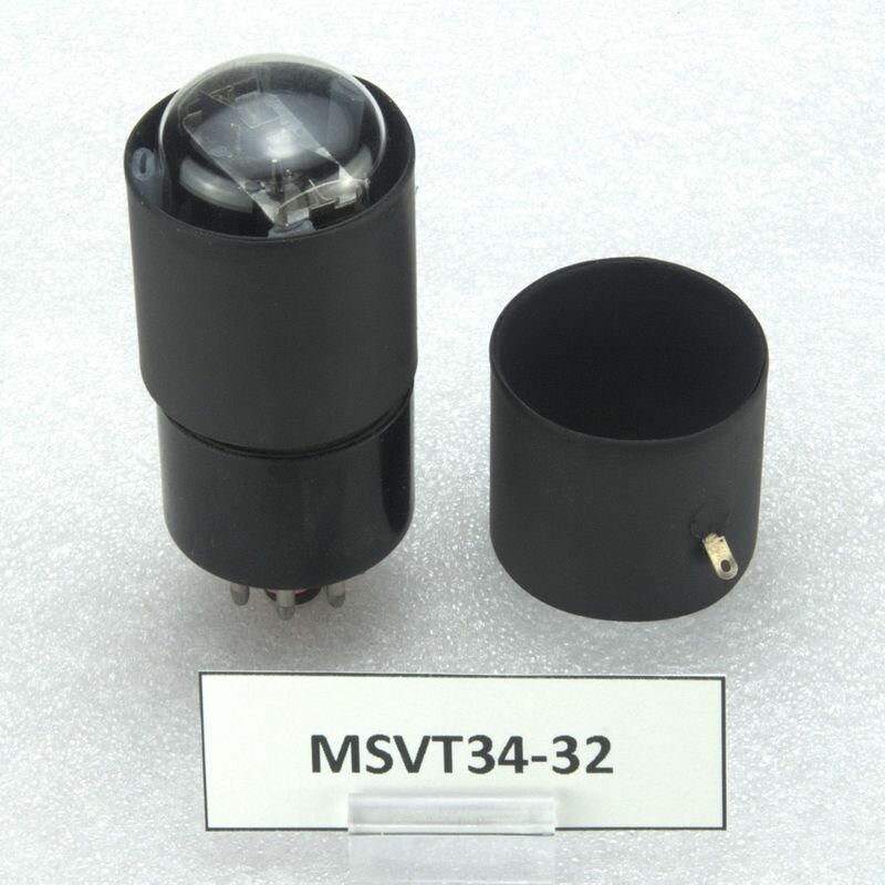 MSVT34-32 2шт. Магнитные экраны для радиоламп Oktal. Высота 32мм.