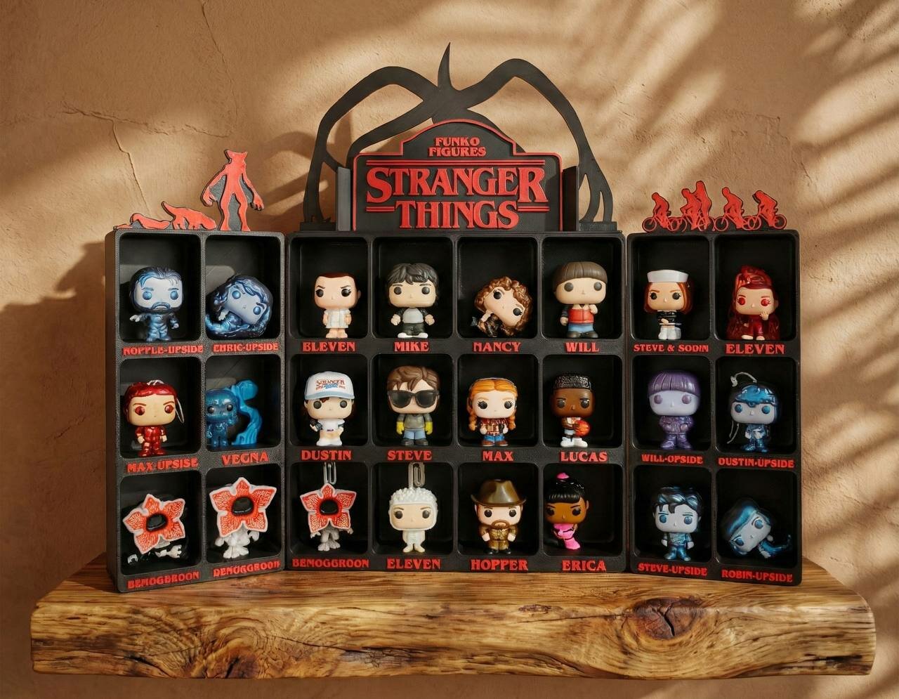 Стойка для фигурок Funko Pop Странные истории(Stranger Things), Витрина из ABS, Украшения для гостиной или кабинета, Куклы не входят в комплект