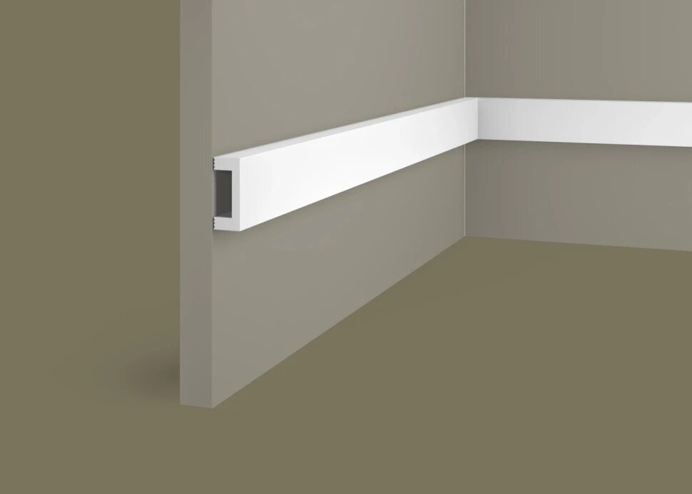 Рейка стеновая 4шт. молдинг 40х16х1000мм Экополимер RX011 EVROPLINT