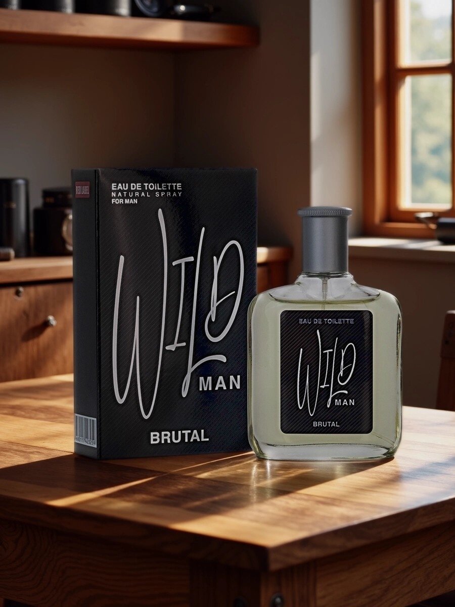 Delta parfum (Red Label). Туалетная вода мужская Wild Man Brutal, 100мл.
