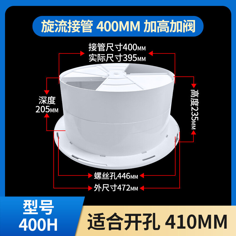 ABS регулируемый лезвийный вихревой воздуховод центрального кондиционера, круглый турбинный воздуховод, вентиляция, подача воздуха, вытяжной воздуховод