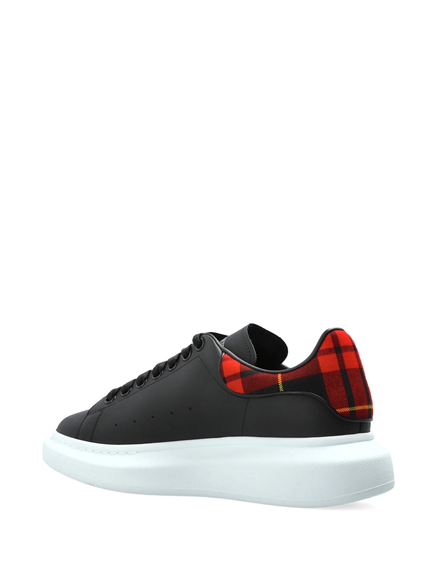 Кроссовки Alexander McQueen Round-toe sneakers, размер 42,5, black/black — фото 1