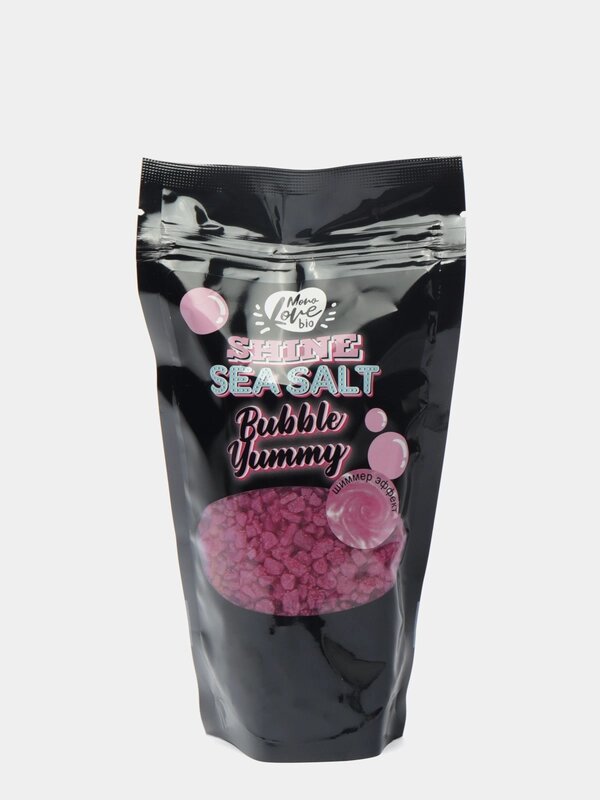 Соль-шиммер для ванны BUBBLE YUMMY с ароматом бабл гам, 250 г