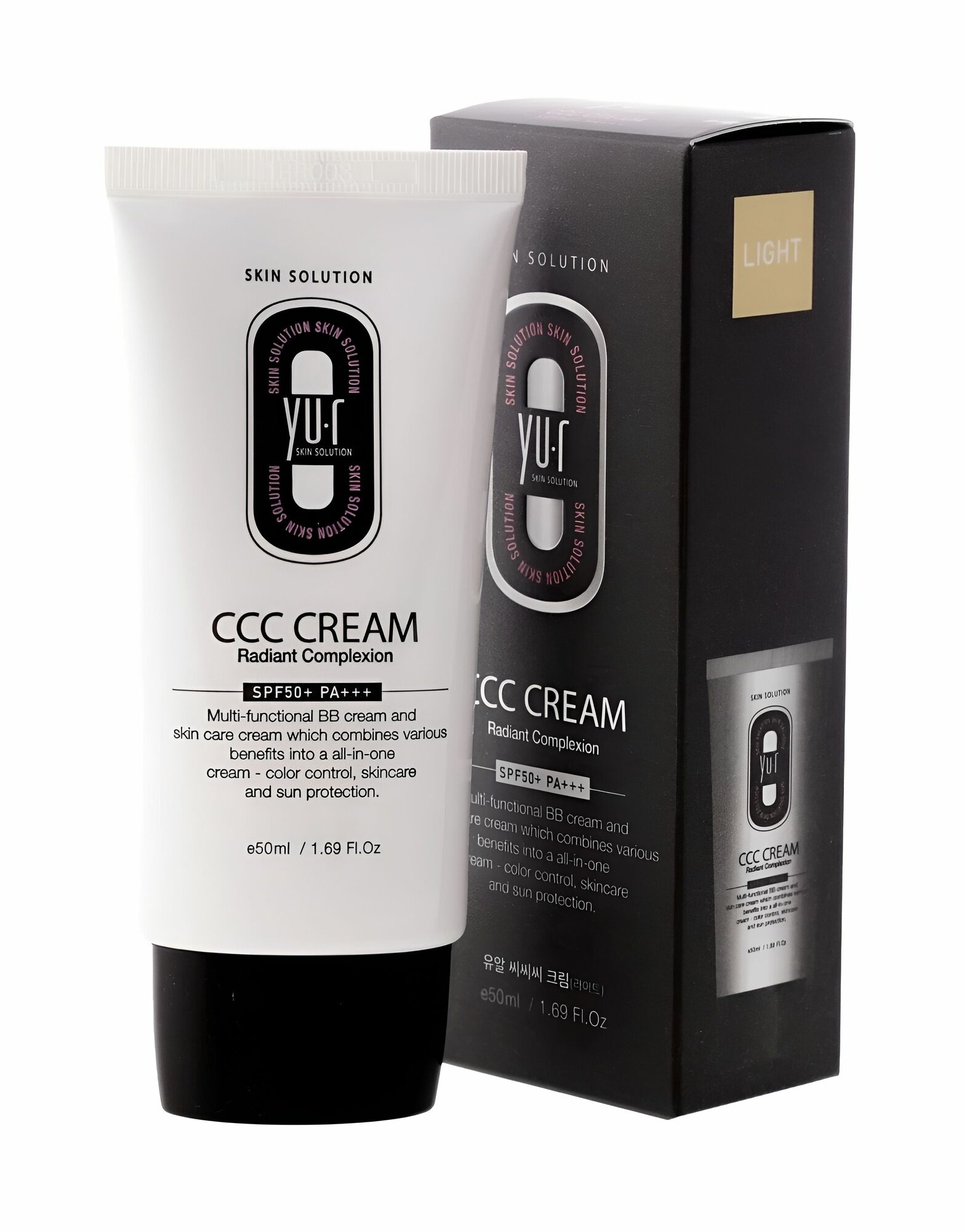 Корректирующий крем для лица YU.R ССС Cream Radiantn Complexion (Light) SPF 50+ PA+++ 50 мл, Корея