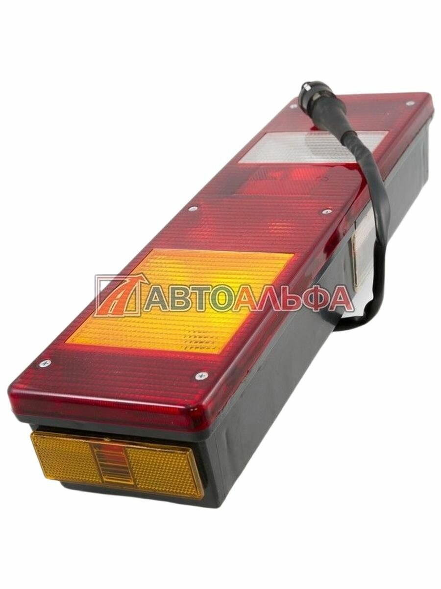 Фонарь задний левый 24В с проводом и габаритом Б/Л, 7452-250 КАМАЗ, МАЗ Евро