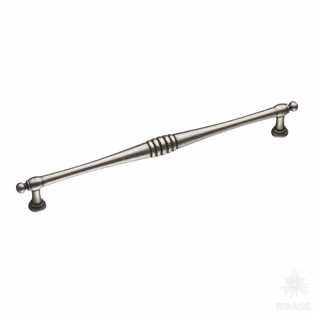 BU 004.224.16 Ручка скоба современная классика, старое серебро 224 мм