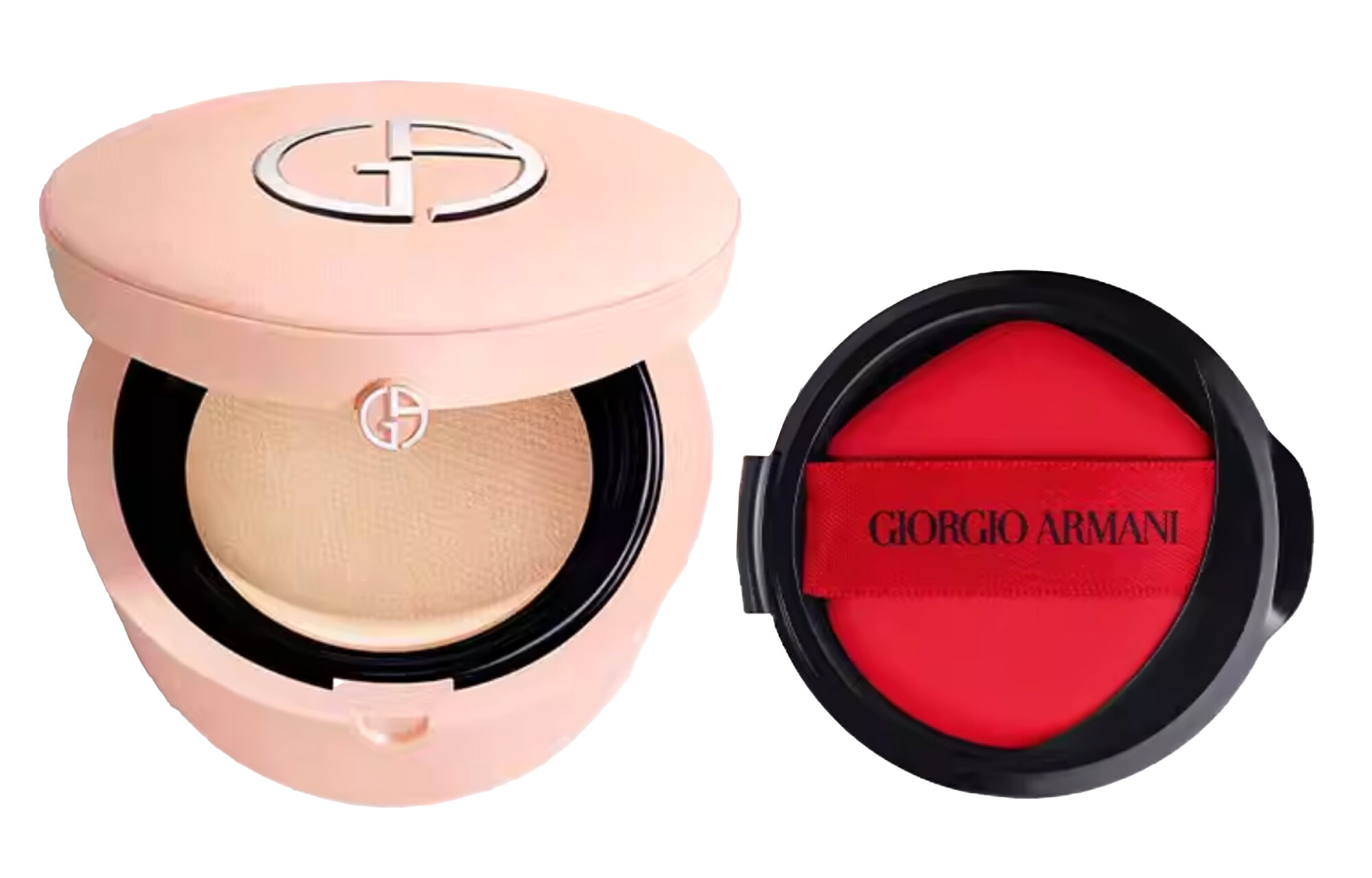 Кушон женский ARMANI 5727195, нюд-розовый, изящная замша, воздушный, увлажняющий, стойкий, без переноса, маскирующий