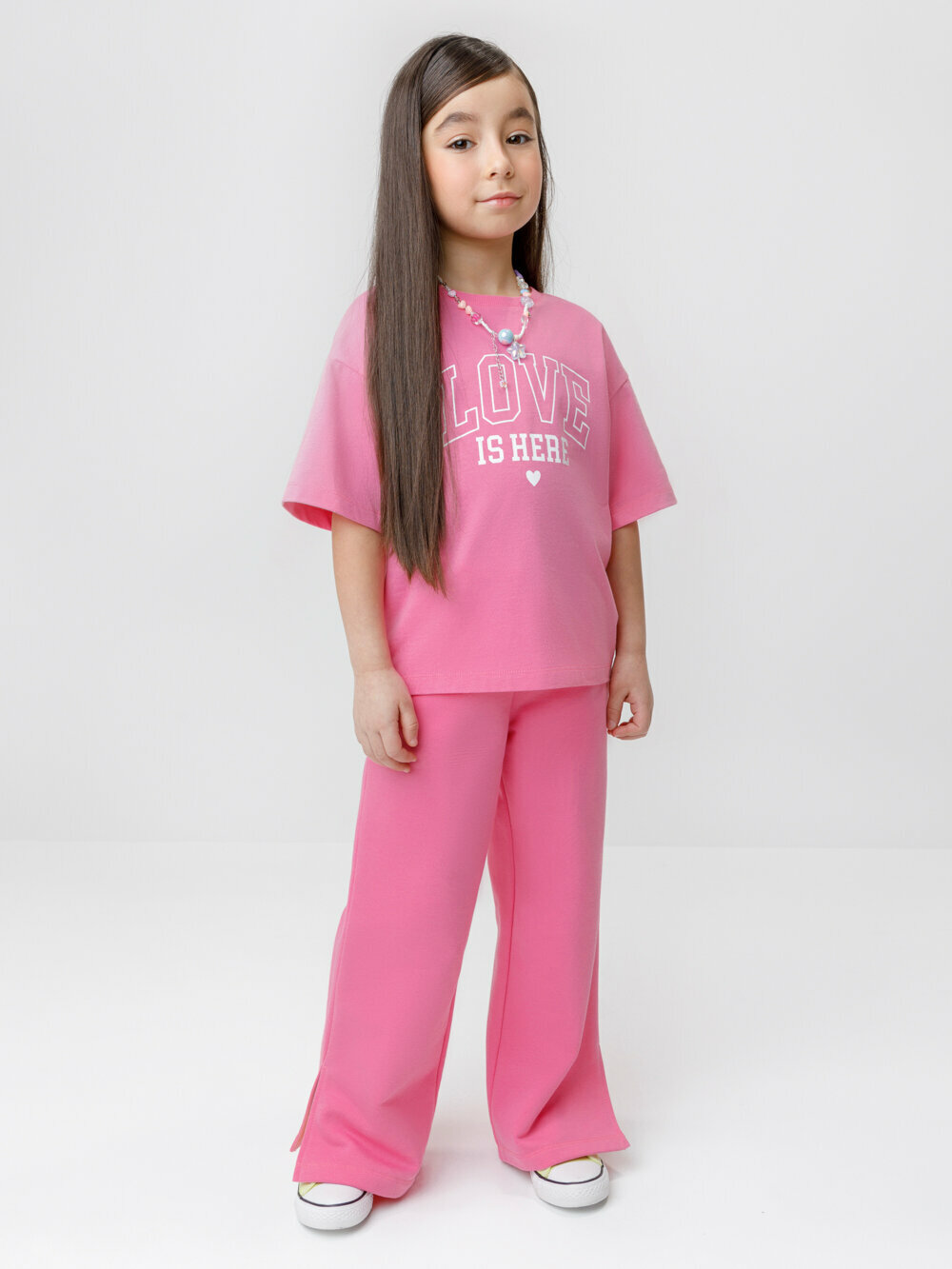 Брюки хлопковые штаны для девочки