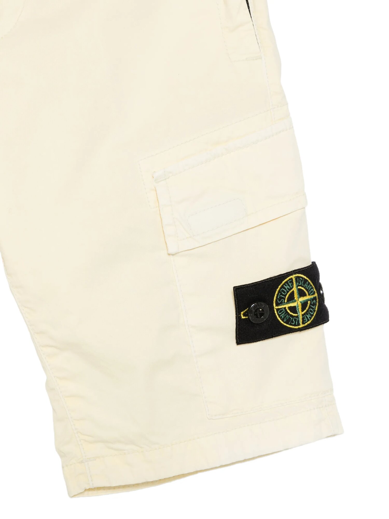 Шорты Stone Island Logo-patch cargo shorts, размер 8 лет, Желтый — фото 1