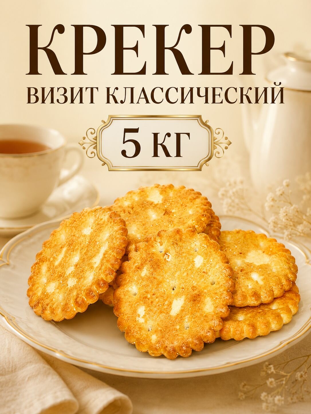 Крекер Визит классический 5 кг