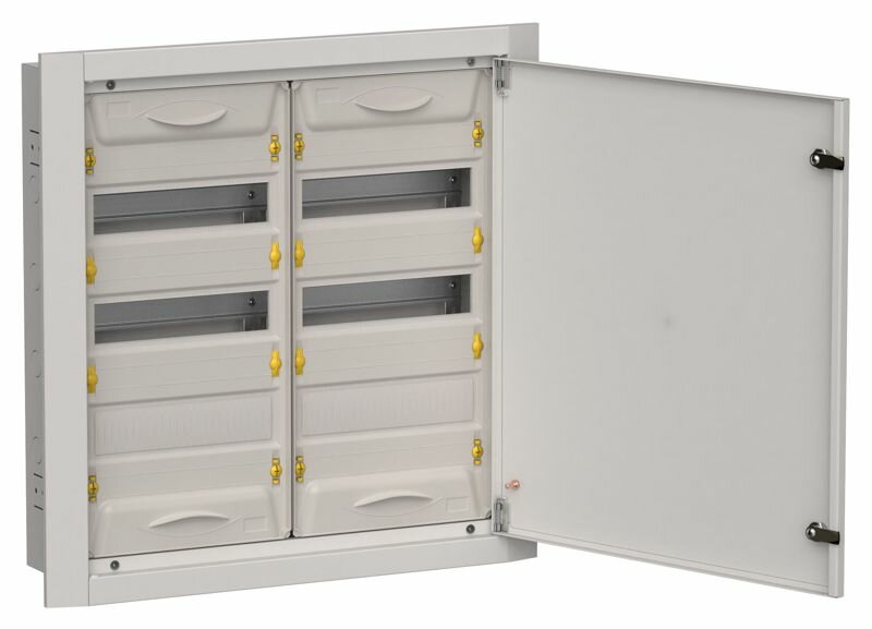Корпус ЩРв-72 (2х36) TITAN 5 630х625х130 IP31 метал. сер. IEK TI5-50-V-2X036-31-7035
