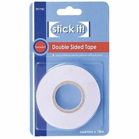 Клейкая лента docrafts "Stick It" двусторонняя, 6 мм, 18 м