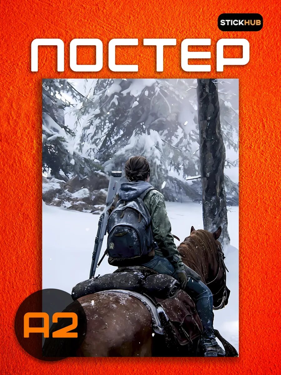 Постеры на стену интерьерные Элли TLOU II