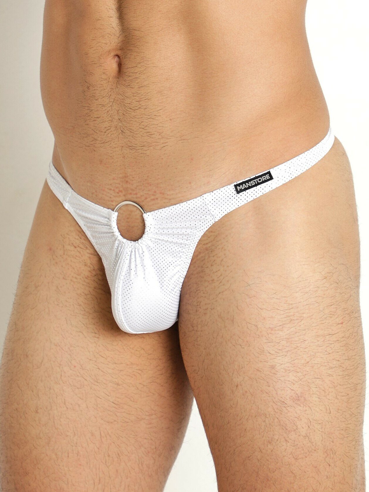 Трусы-стринги "M2188 - Circus String White" / Manstore / Белый / Размер S