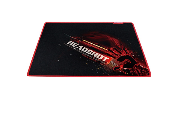 Коврик для мыши A4Tech Bloody B-072, прошитые края, черный, красный