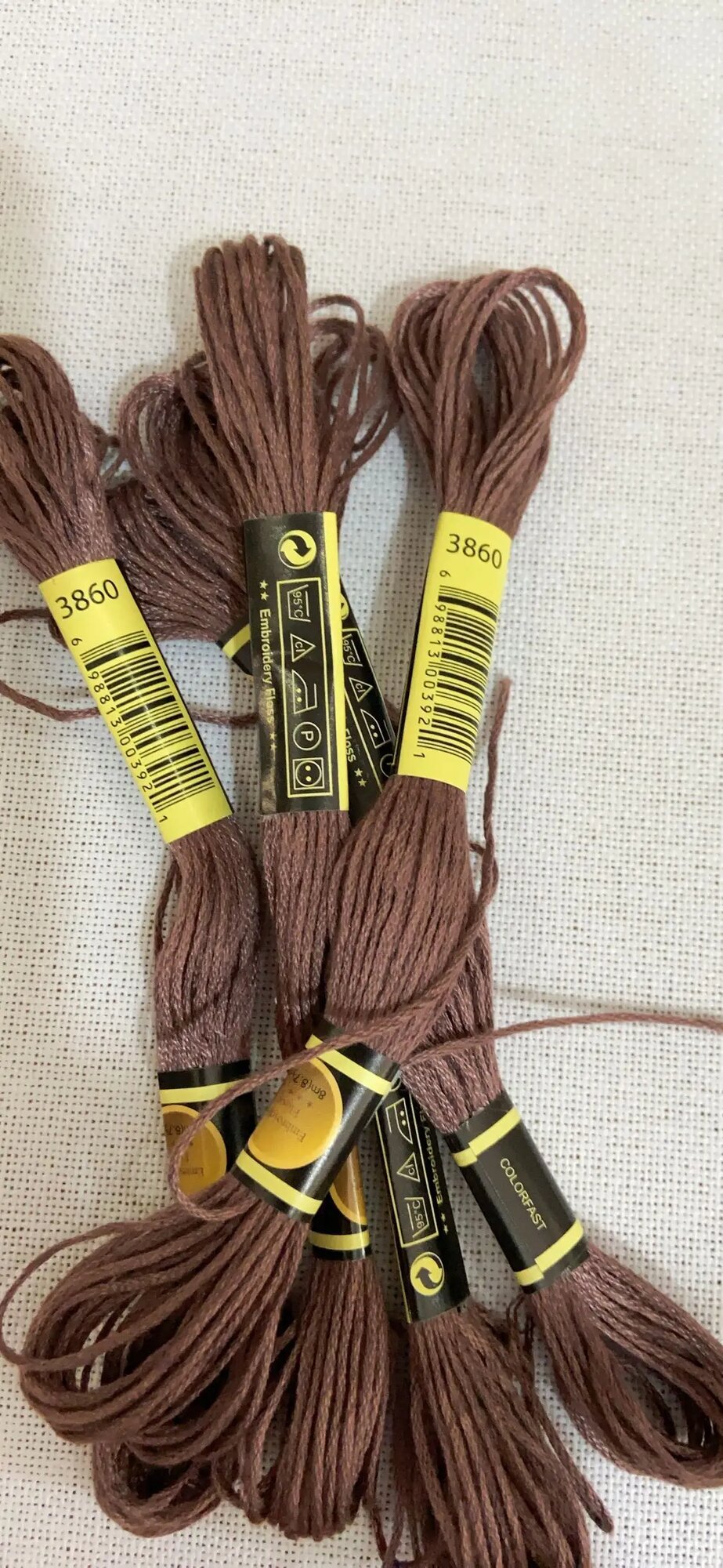 Набор ниток для вышивки DMC 3865 3860