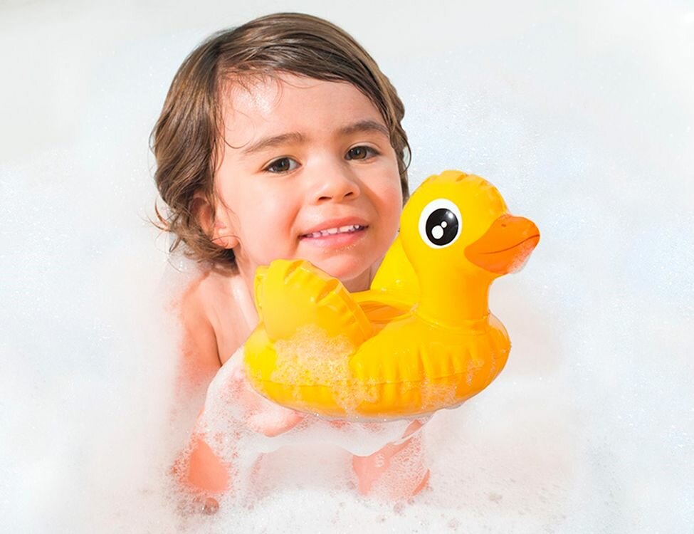 Игрушка надувная маленькая Утенок, 58590/59590-ут