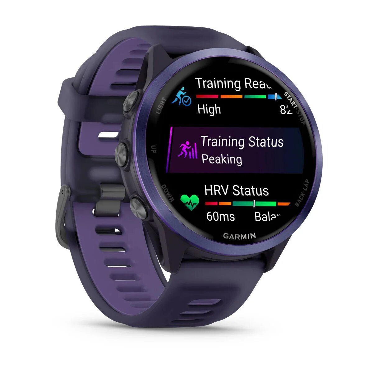 Умные часы Garmin Forerunner 570 47MM Indigo Aluminum with Translucent Imperial Purple/Indigo Band
