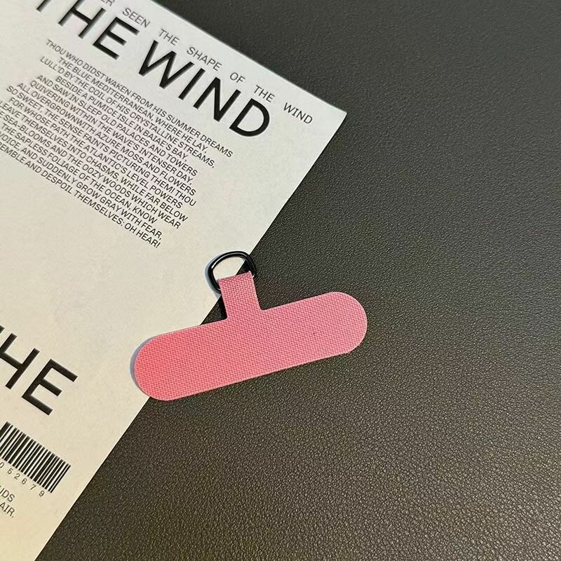 Зажим для шнурка телефона, розовый корень лотоса