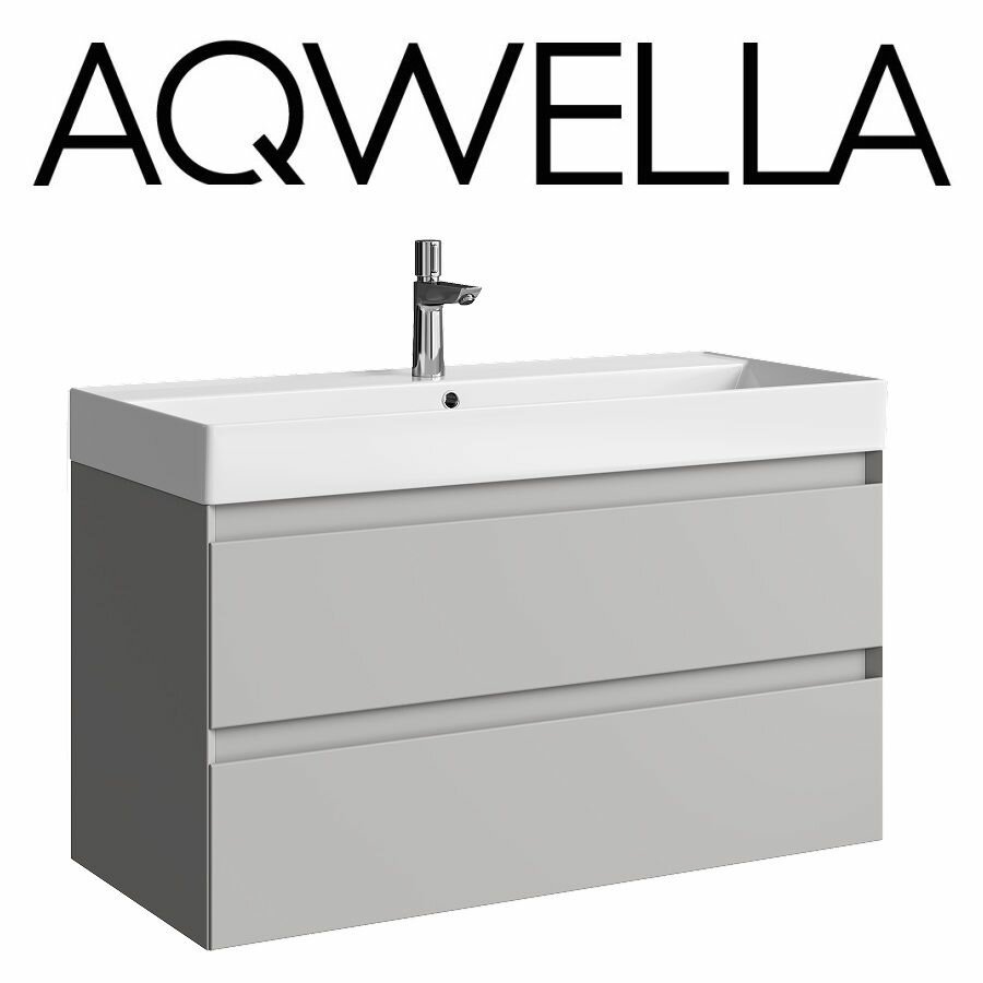 Тумба под раковину Aqwella Geometria 100 GE01102ST