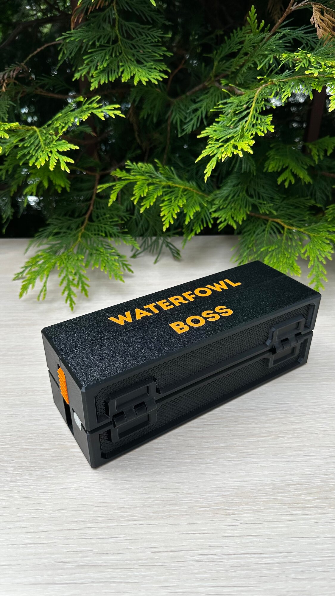 Кейс для охотничьих патронов Waterfowl Boss, пластик, 21x8x7,5 см, герметичный, черный