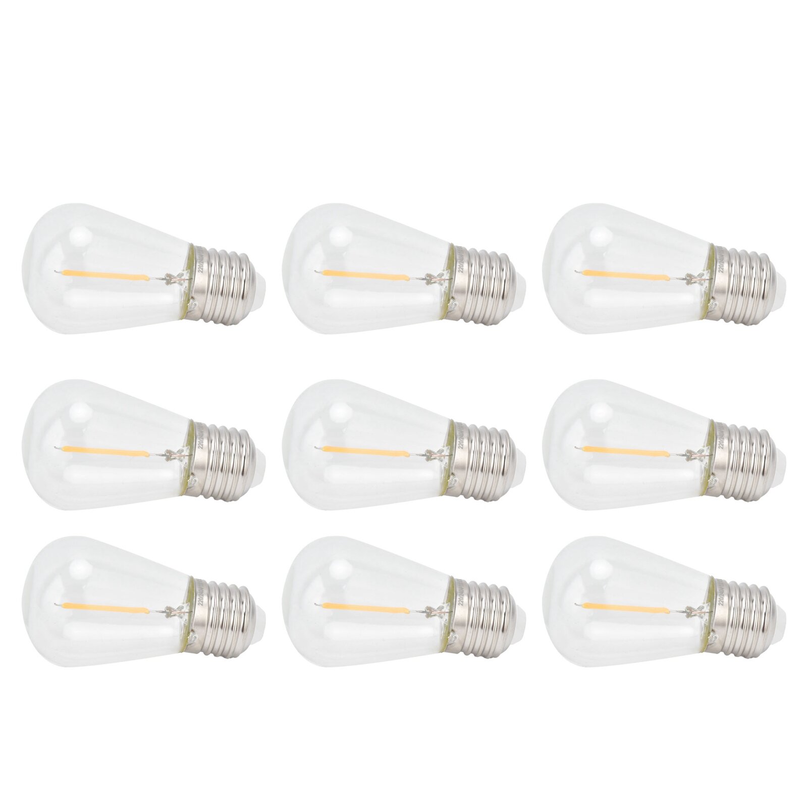 10шт светодиодные лампы ретро милые регулируемые энергосберегающие антикварные лампы накаливания для украшений