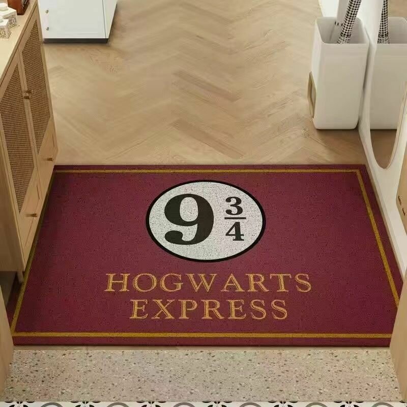 Коврик для двери Harry Potter, 60х90 см, девять и три четверти