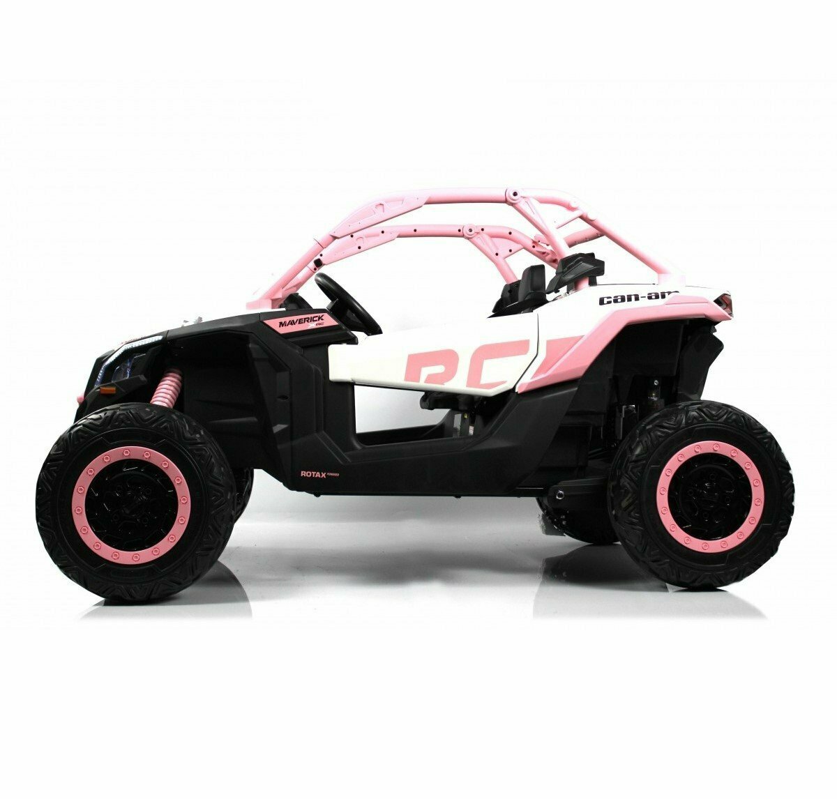Электромобиль BRP Can-Am DK-CA001 Maverick, двухместный, до 9км/ч, дальность до 50м, розовой