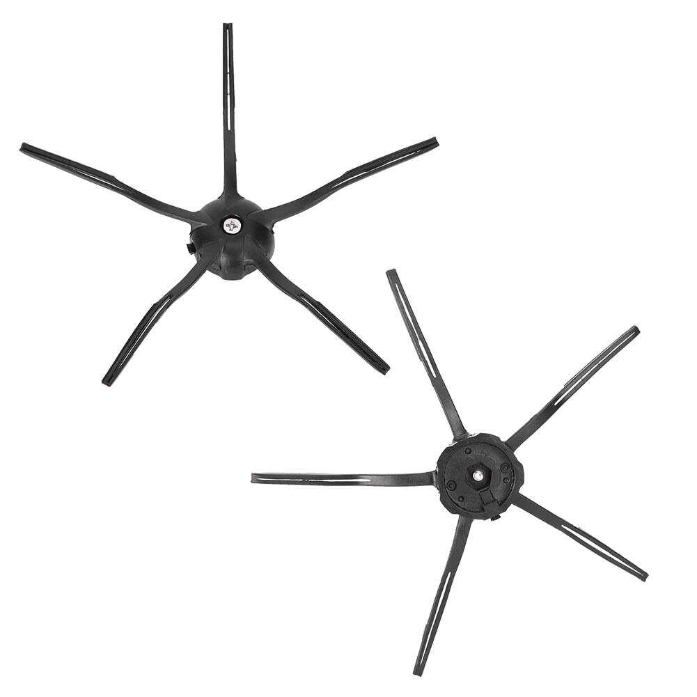 2Pcs Side Brush Replacement Accessory for XIAOMI Roborock S6 S5 E35 E2 Sweeping Robot Black — фото 1