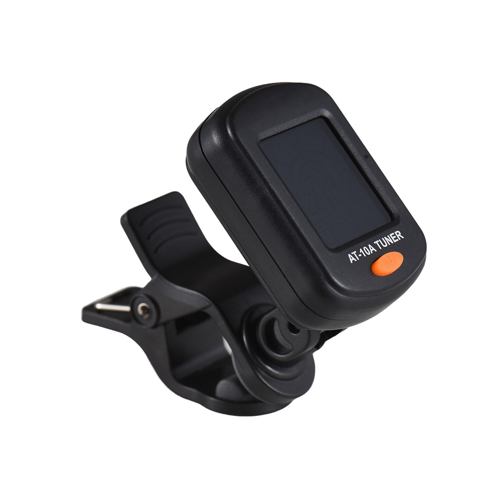 Гитарный тюнер-клипса на хроматической основе для гитары, баса, скрипки, укулеле, цветной ЖК-дисплей, портативный, складной, вращающийся, универсальный, аксессуары для гитары