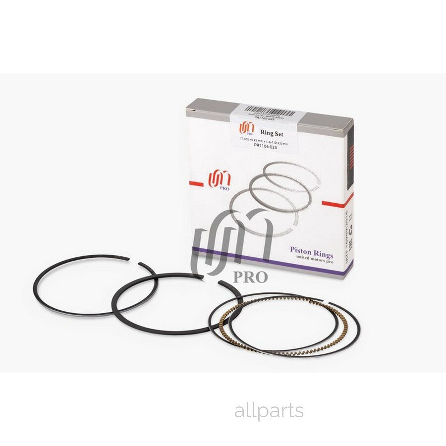 UMPRO PR1106-025 Кольца поршневые 0.25