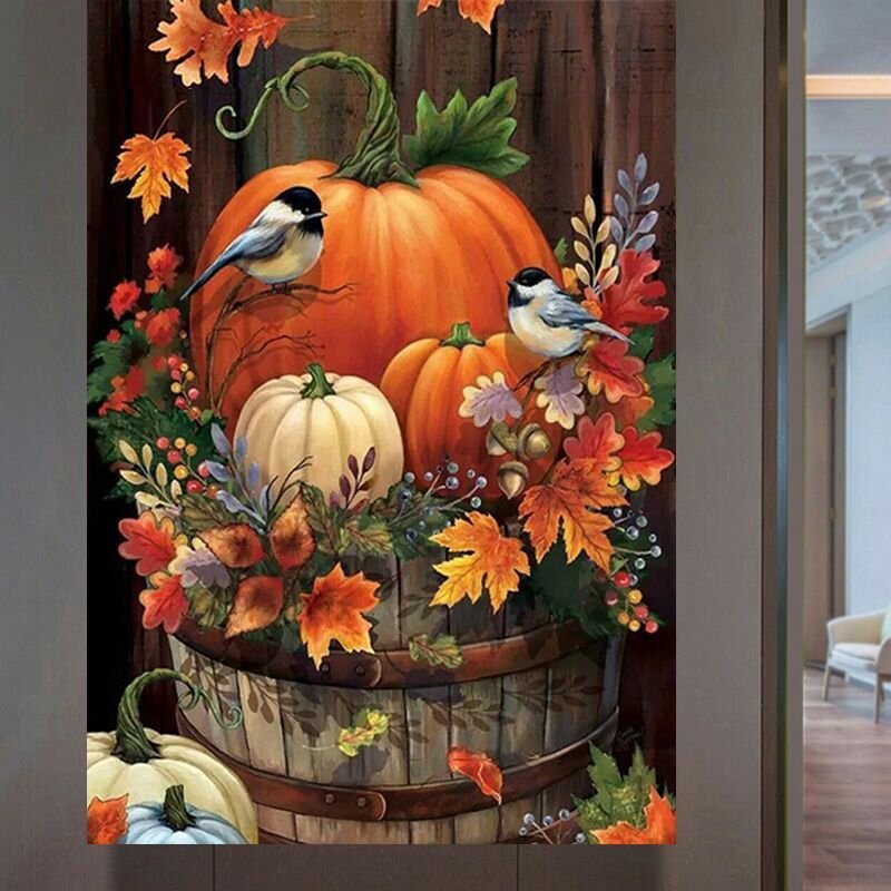 Вышивка крестом, набор для вышивания крестом, канва 11CT 60x80 см, полная зашивка (без подрамника, без рамы)