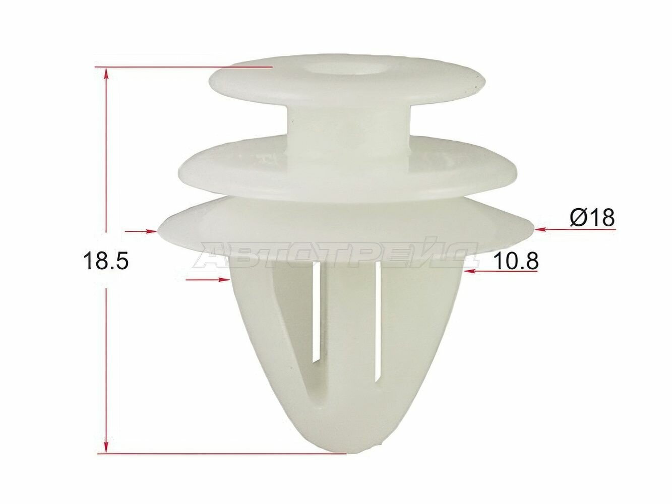 Клипса обшивки двери, 10 шт для Лексус Lx470, Мазда Демио, Тойота Королла, Ленд Крузер, Спринтер арт STKJ304 SAT