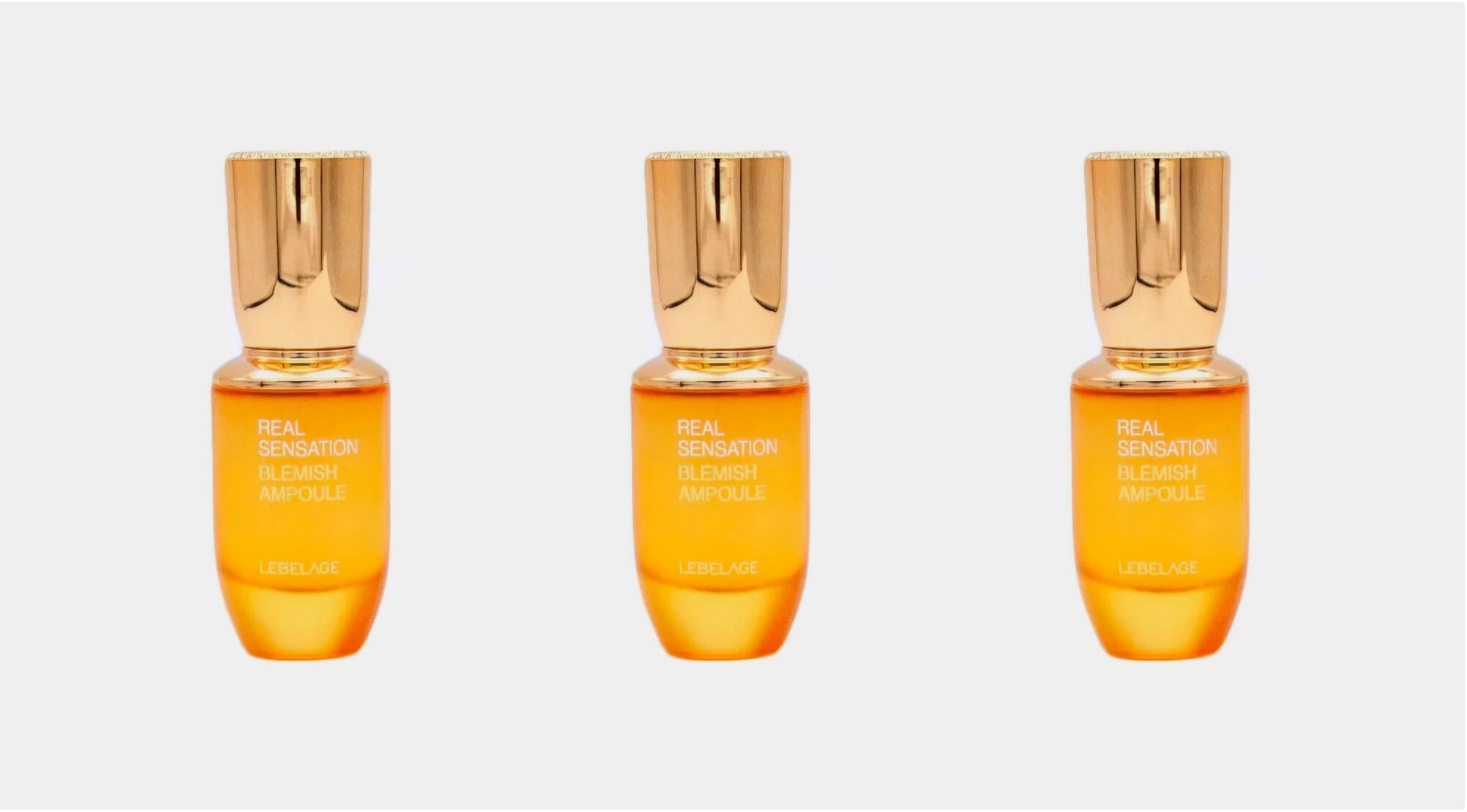 Сыворотка Lebelage для лица REAL SENSATION BLEMISH AMPOULE, ампульная для проблемной кожи , 30 мл, 3 шт