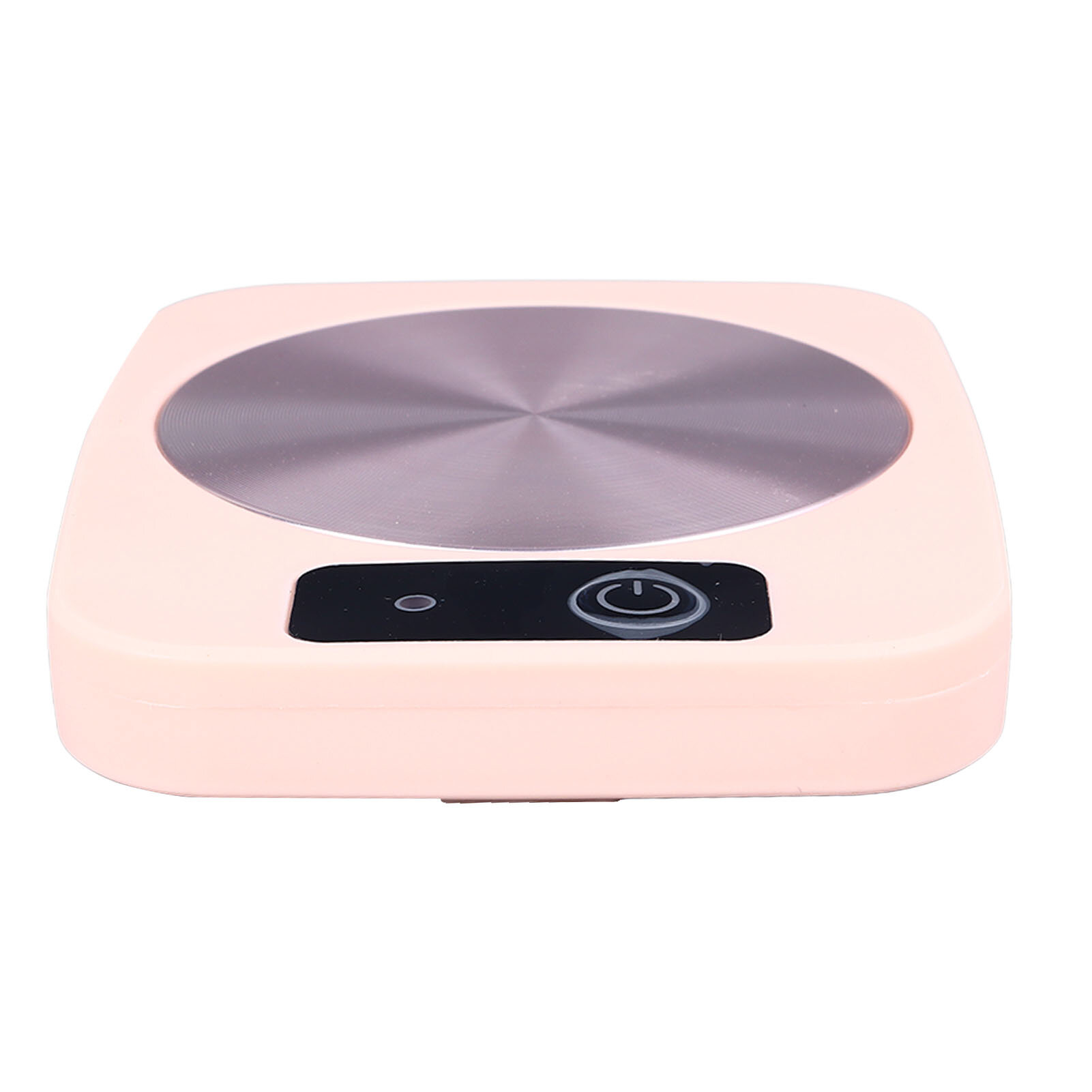 Электрическая грелка для кружек, умная грелка для чашек, термостат с постоянной температурой 55 ℃, подставка для кофе, чая, вилка стандарта США, 110 В, розовая