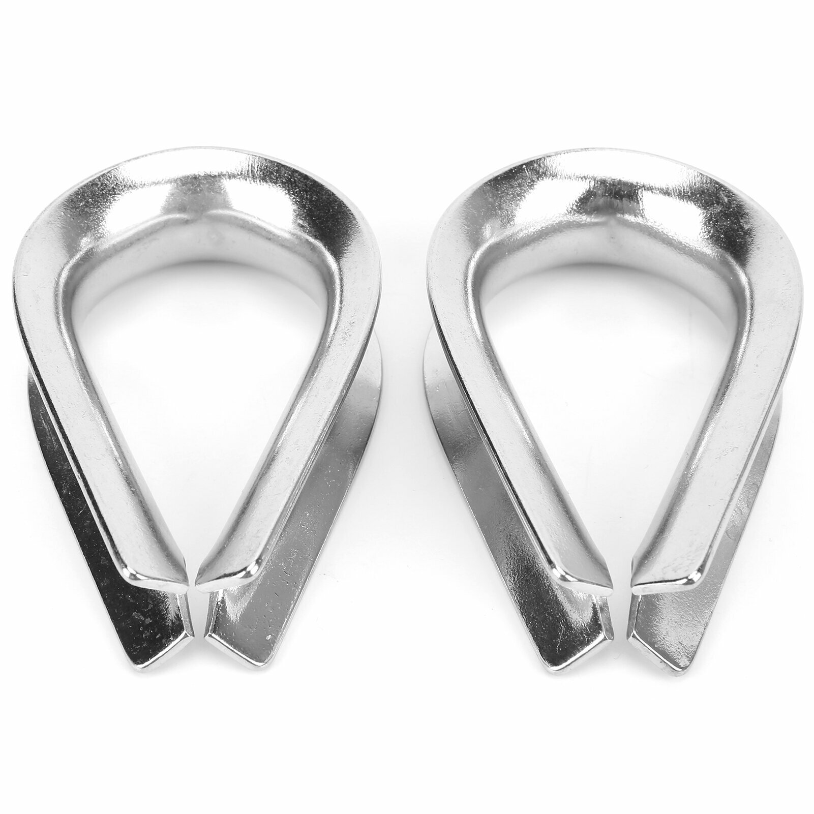 2 шт, 20 мм M20, наперстки для троса из нержавеющей стали, для троса диаметром 20 мм