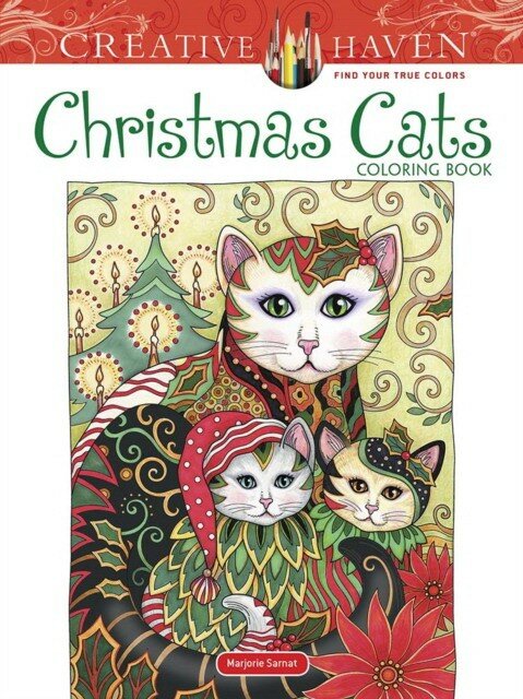 Sarnat Marjorie "Creative Haven Christmas Cats Coloring Book"