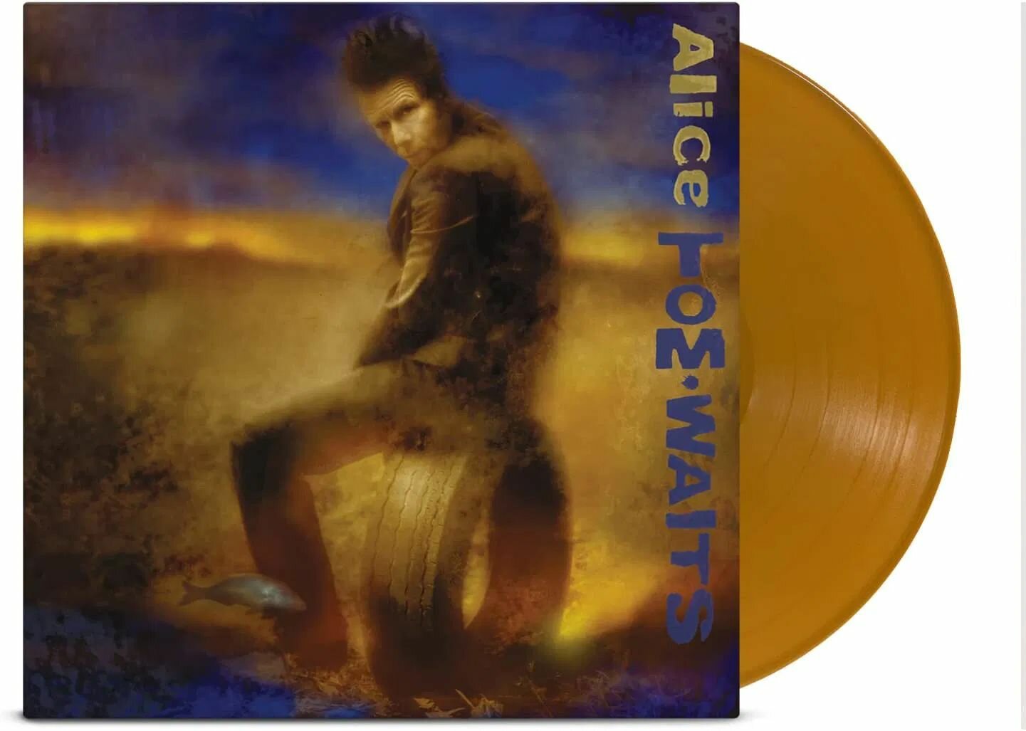 Tom Waits. Alice (Limited Edition, Gold Metallic Vinyl, 180g, 2022, новая импортн. виниловая пластинка в заводской упаковке) 2LP