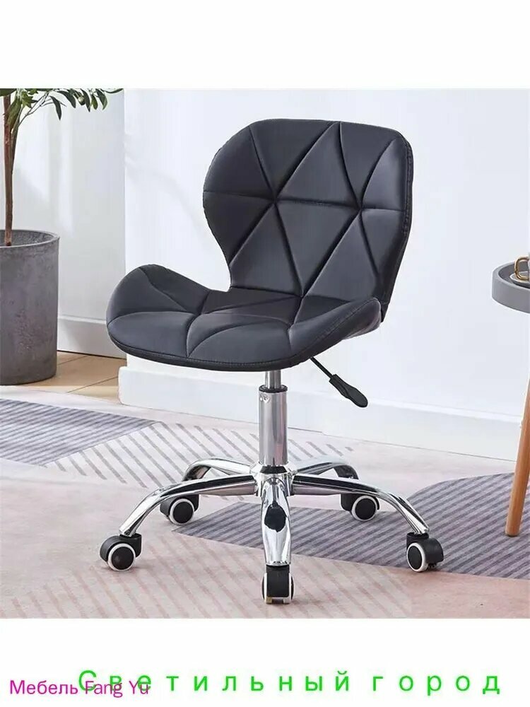 Стул мастера "Ракушка", для салонов красоты, регулируемый, из экокожи