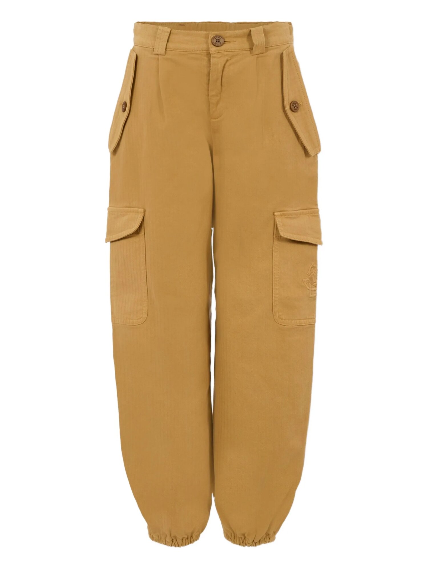 Брюки Брюки карго с вышитым логотипом