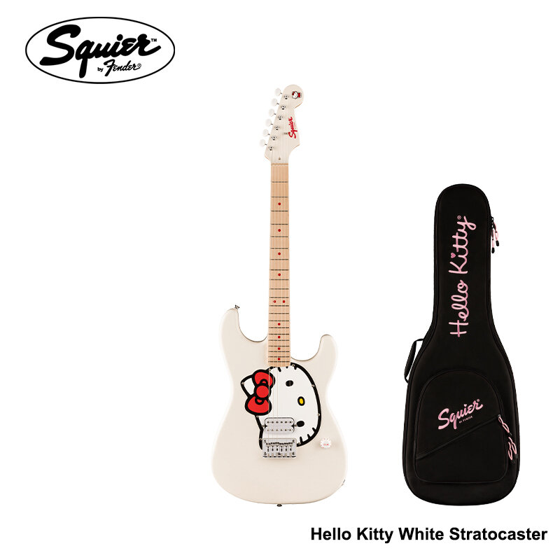 Squier Hello Kitty Stratocaster 6-струнная электрогитара