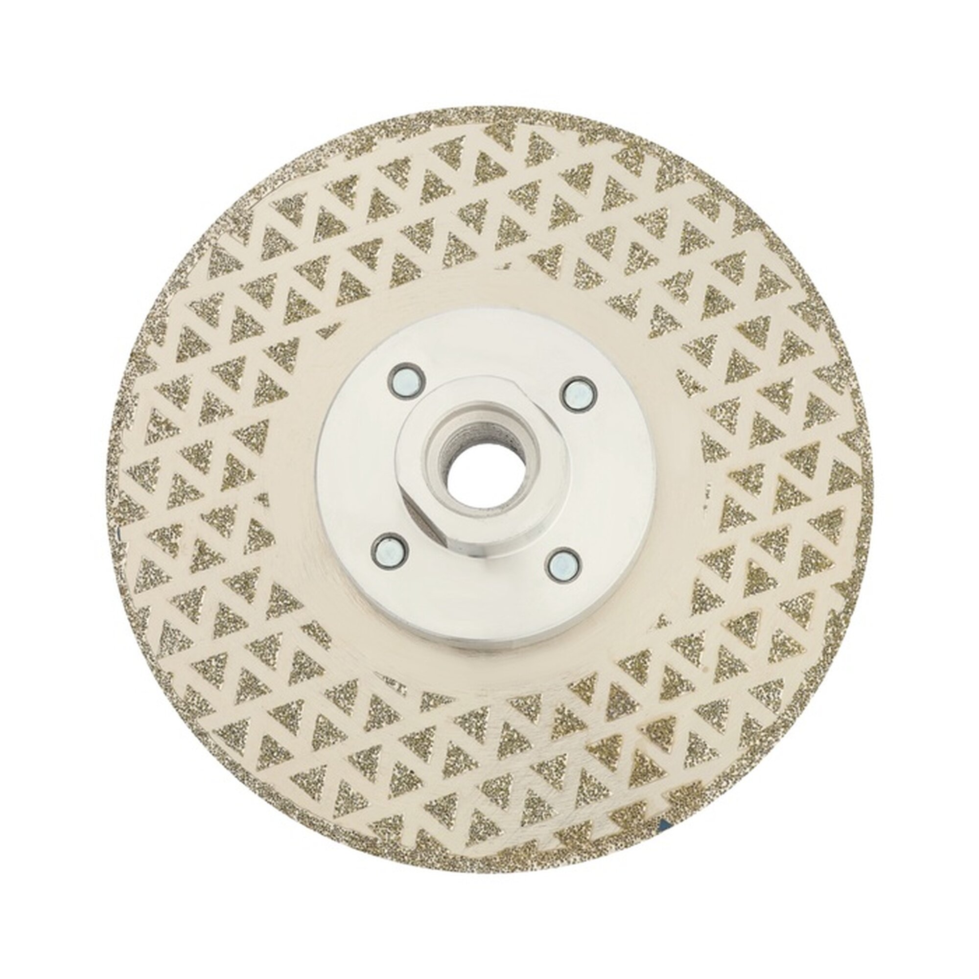 Диск алмазный для резки и шлифовки тундра, гальванический, сплошной, сухой рез, 115 мм, М14