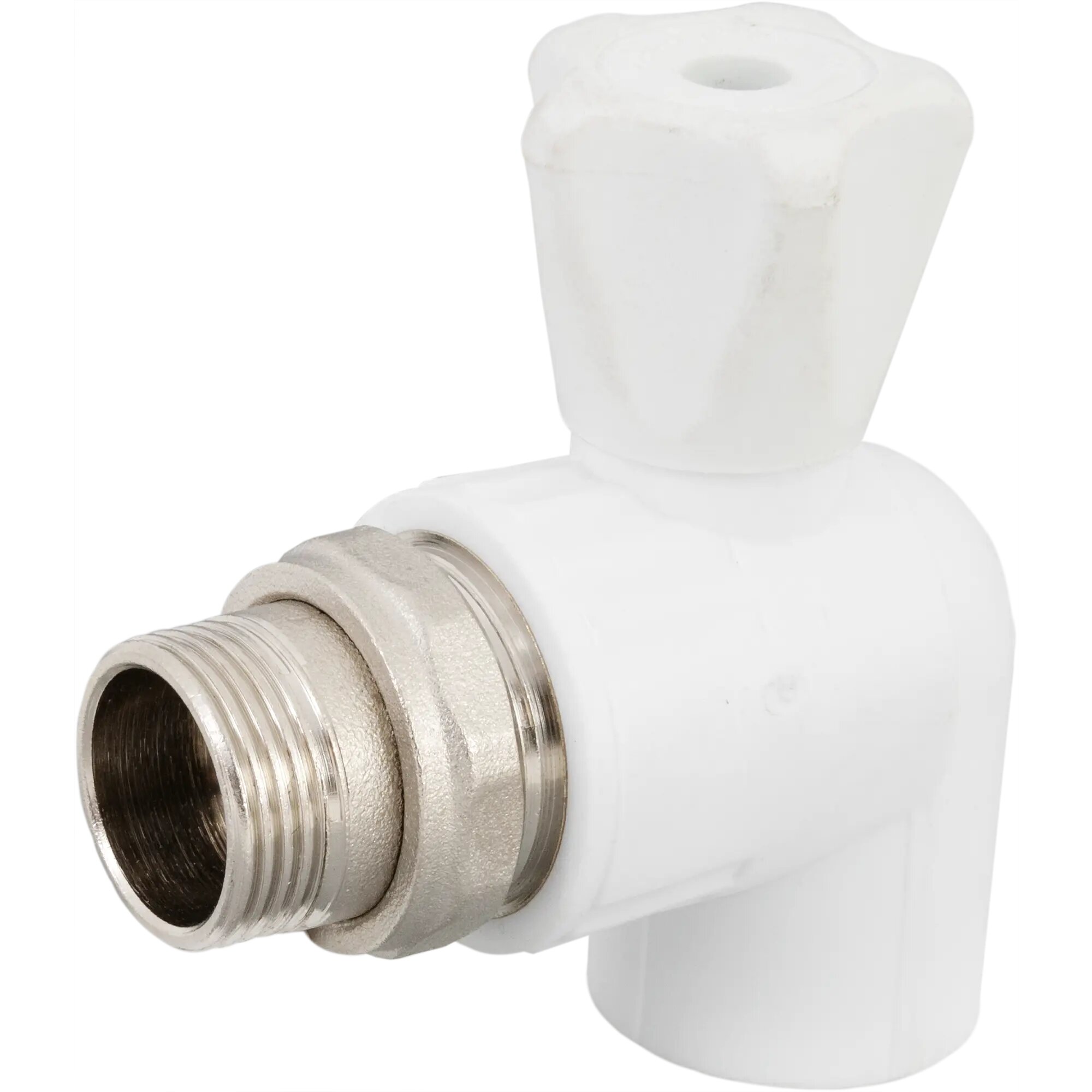 Кран для радиатора угловой Valfex 3/4" x 25 мм из полипропилена