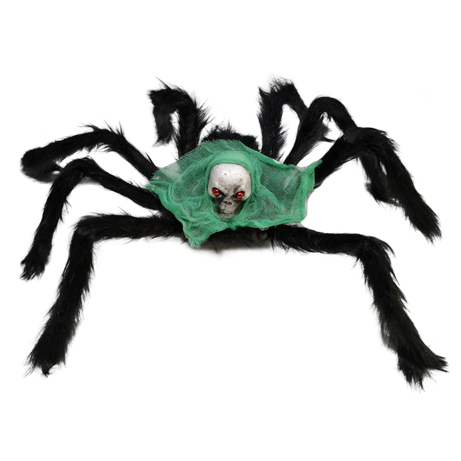20 X 16 Inch (50*40cm) Halloween Giant Spider, Type 1 Type 2 Type 3, Black, Fiber Wire Foam, Props for Party Patio Lawn Garden Bar Haunted House Decoration