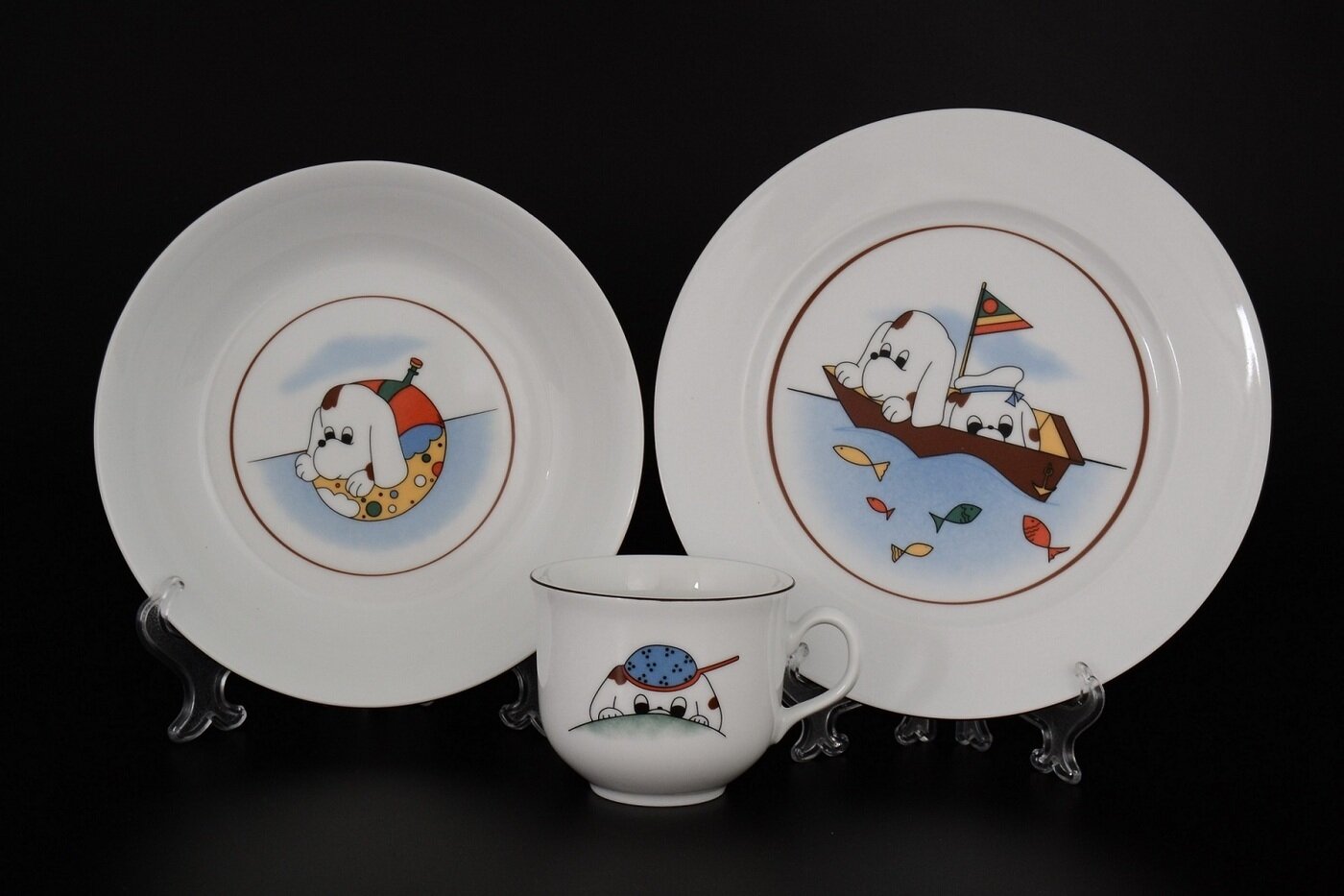 Детский набор "Angelika", 3 предмета; декор "Мореплаватели"; в подарочной упаковке, Thun/ БТФ1108