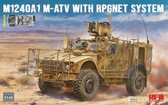 5145 RFM Бронеавтомобиль MRAP M1240A1 M-ATV с системой RPGNET 1/35