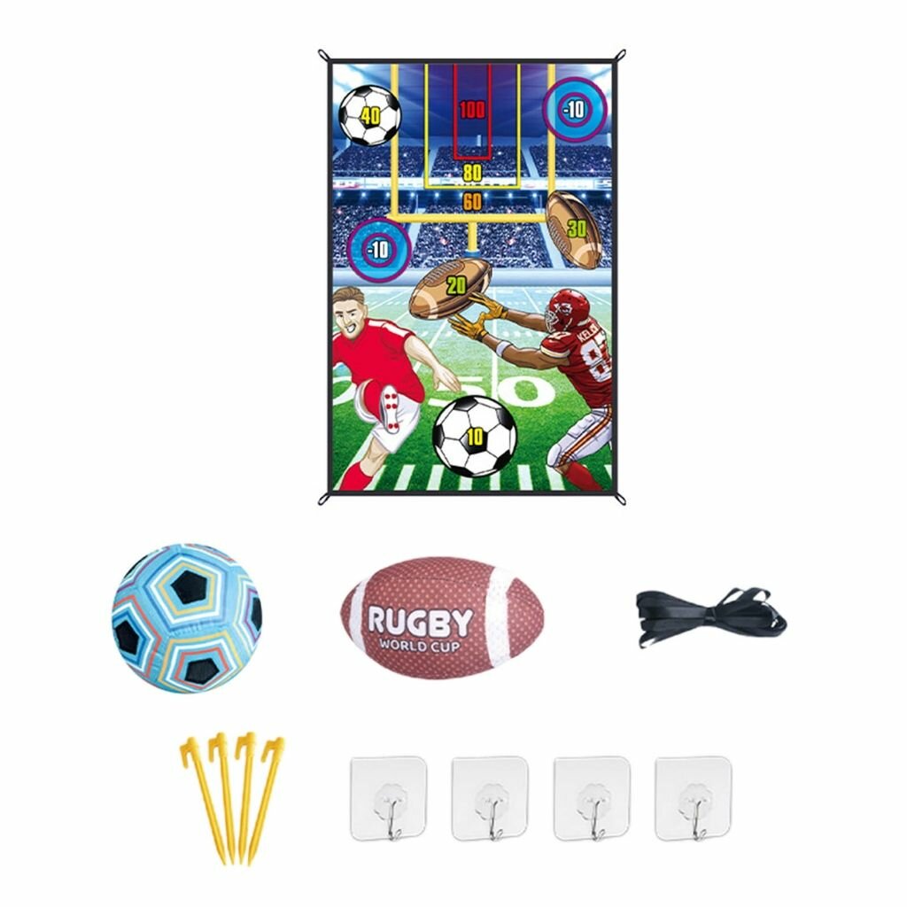 1 коробка американского футбола 2 в спортивный набор игрушек для метания родителей и детей, B