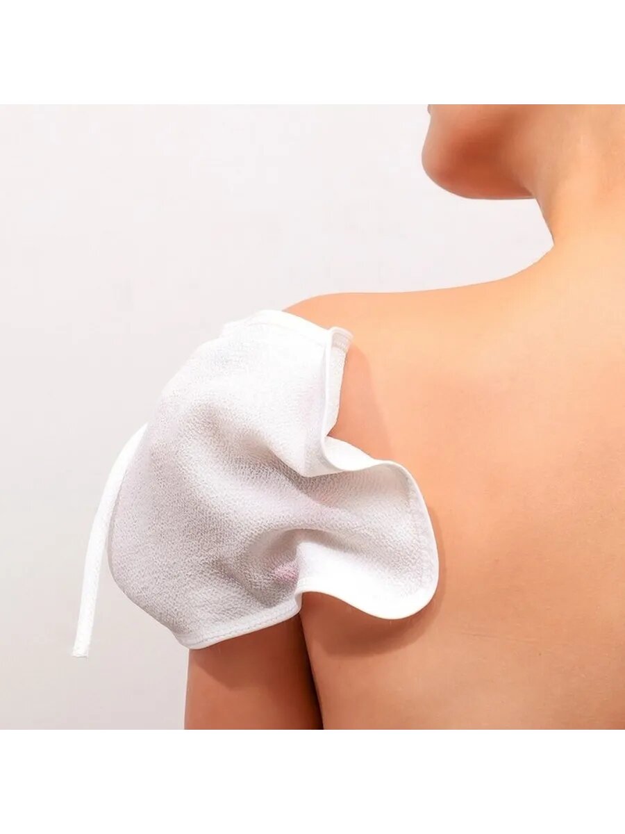 Жесткая очищающая рукавица для тела