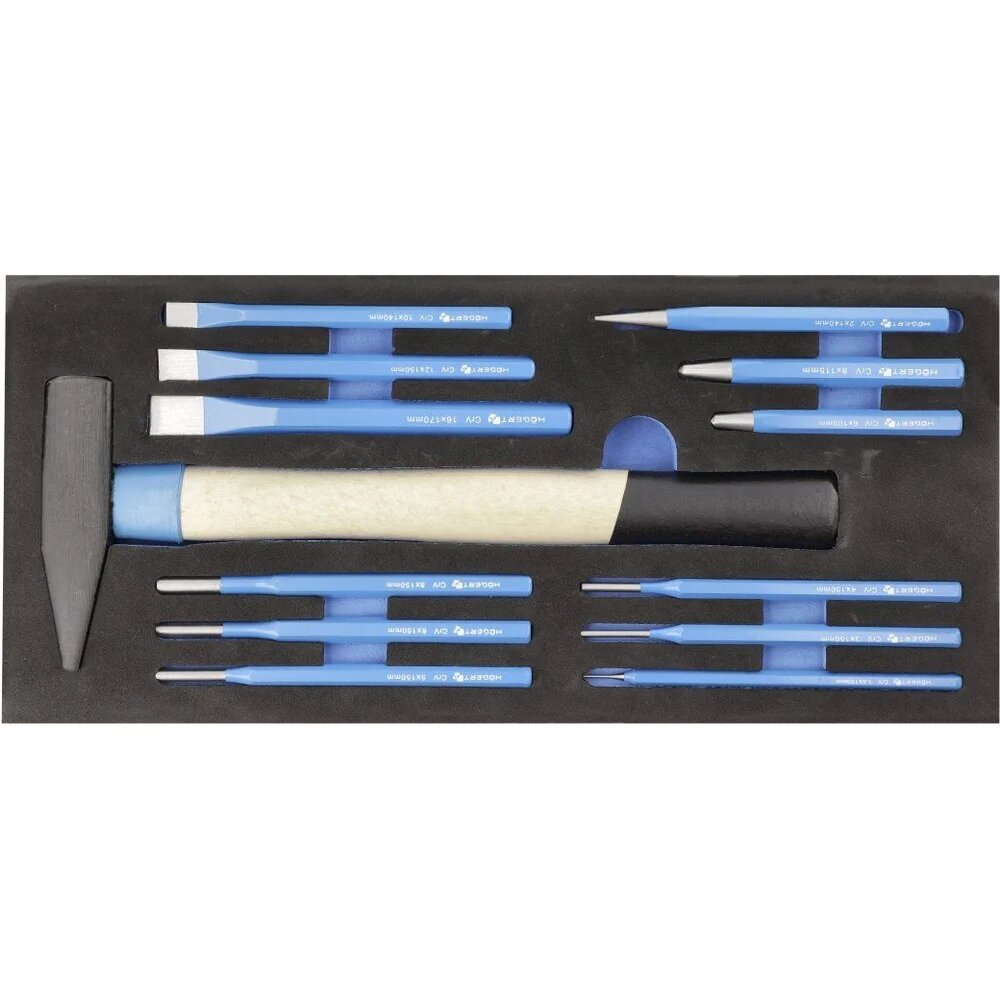 HOEGERT TECHNIK Набор инструментов 10шт, ложемент EVA HT7G151