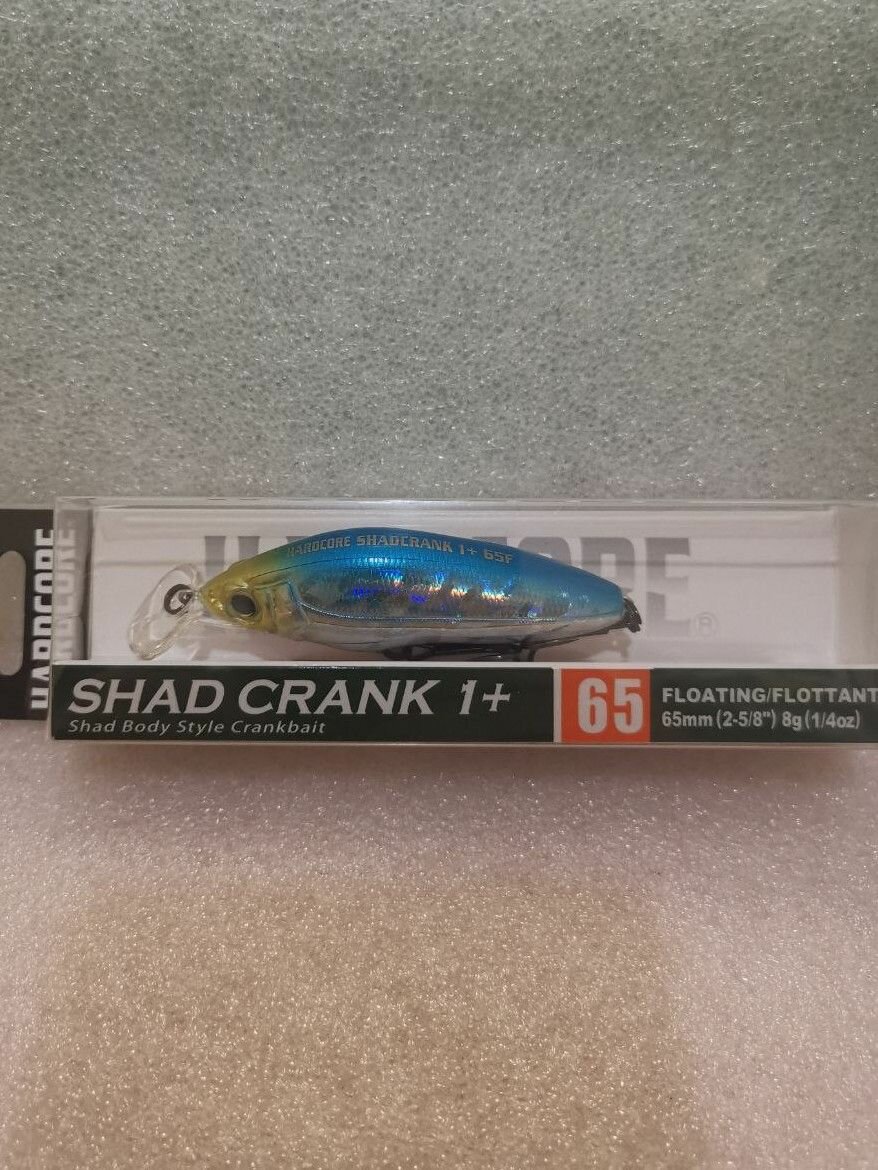 Воблер DUEL HARDCORE SHAD CRANK 1+ 65F R1184-HBSN (65мм,8г.) (F707)